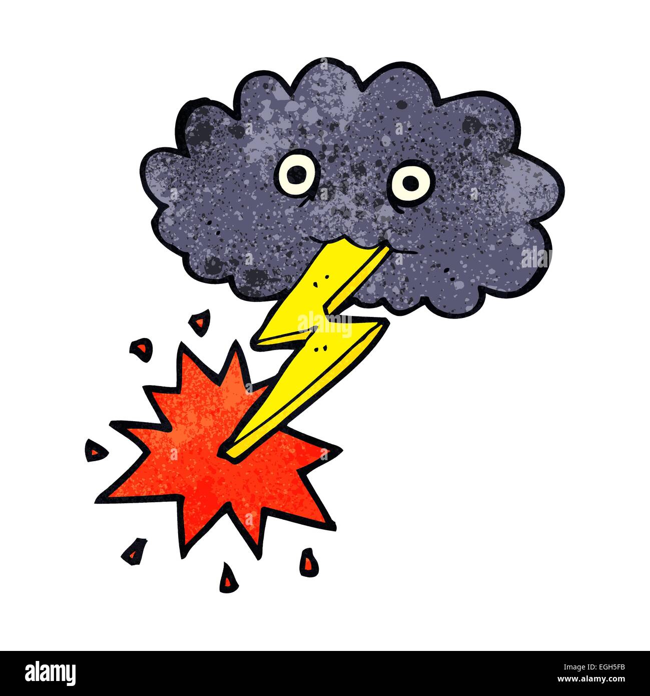 cartoon storm cloud Stock Vector Image & Art - Alamy