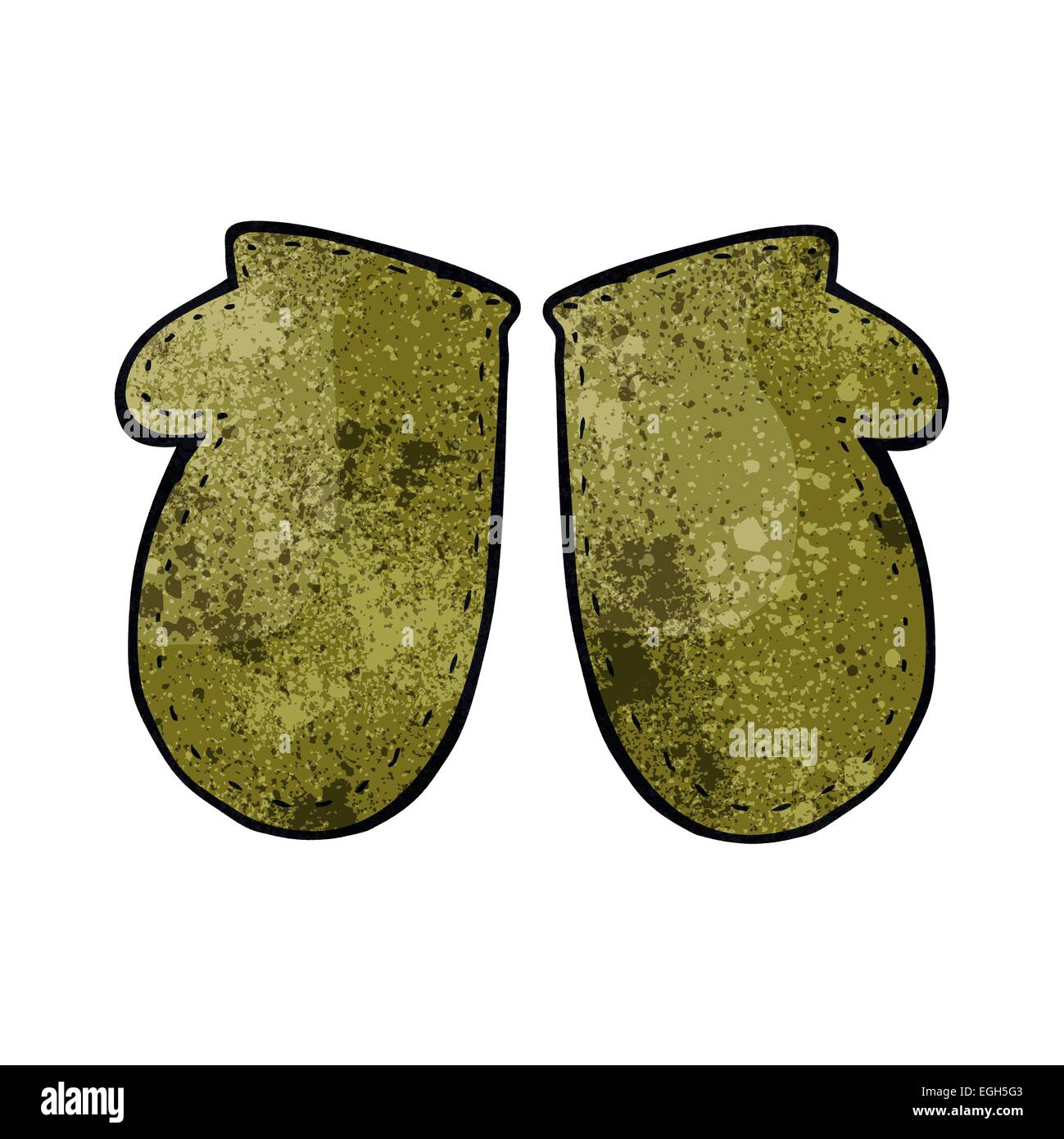 cartoon winter mittens Stock Vector Image & Art - Alamy