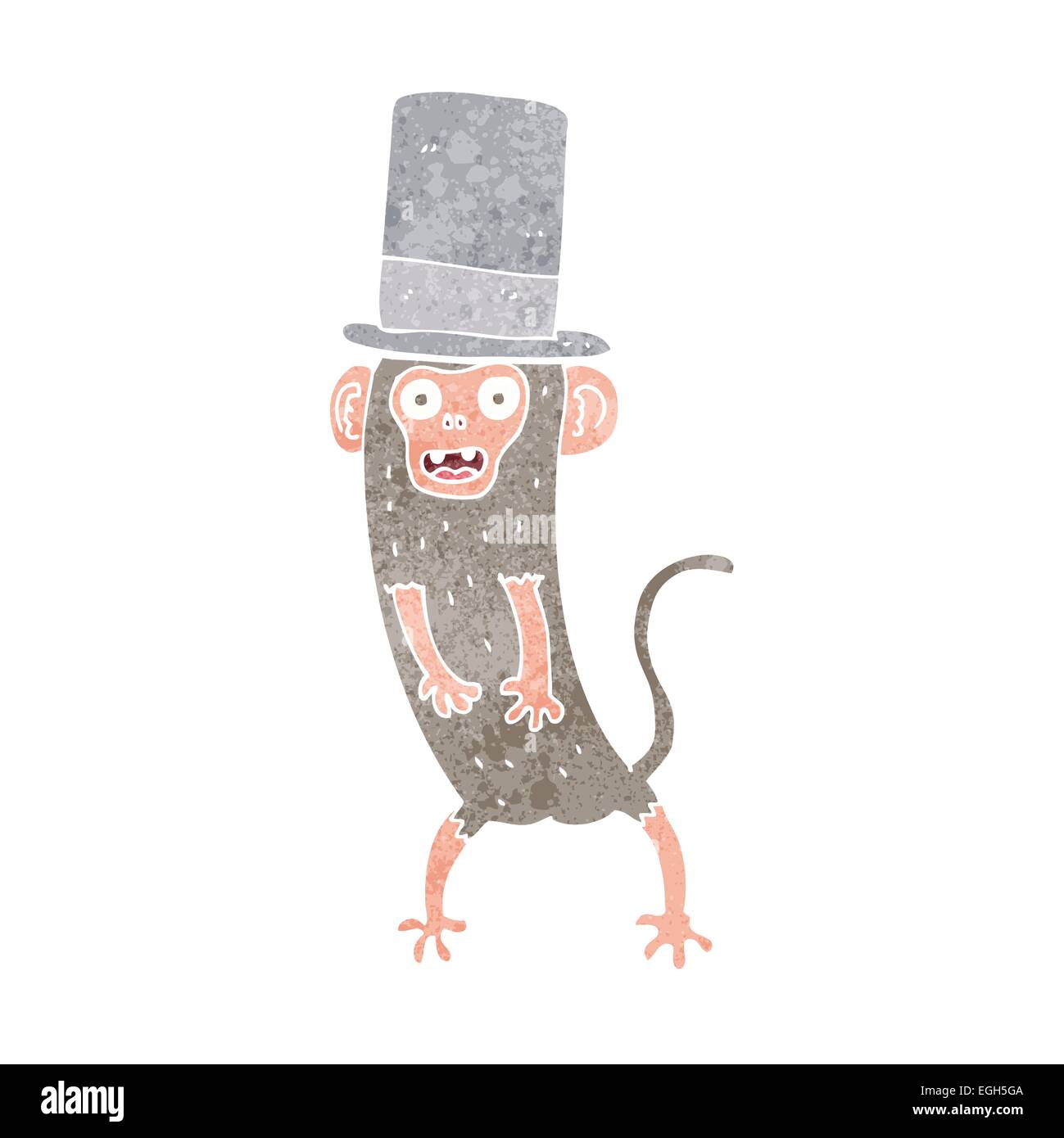 Cartoon monkey in top hat hi-res stock photography and images - Alamy