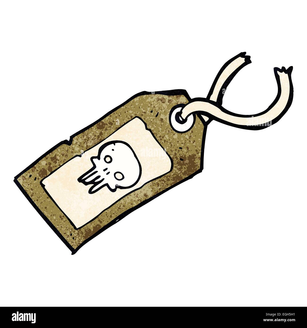 skull luggage tag Stock Vector Image & Art - Alamy