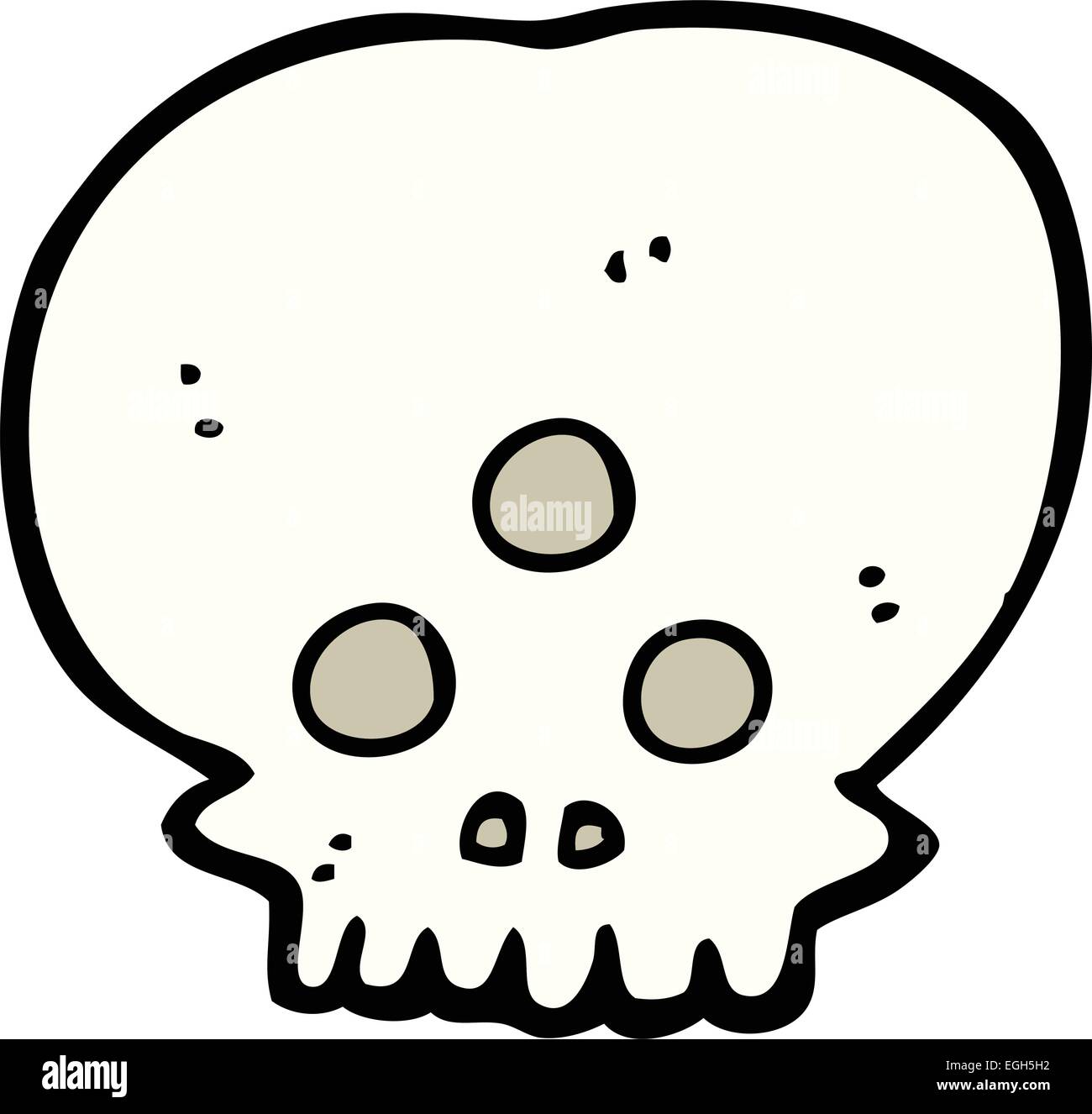 cartoon mystic skull Stock Vector Image & Art - Alamy