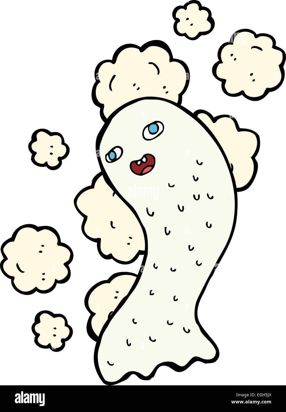 cartoon spooky ghost Stock Vector Image & Art - Alamy