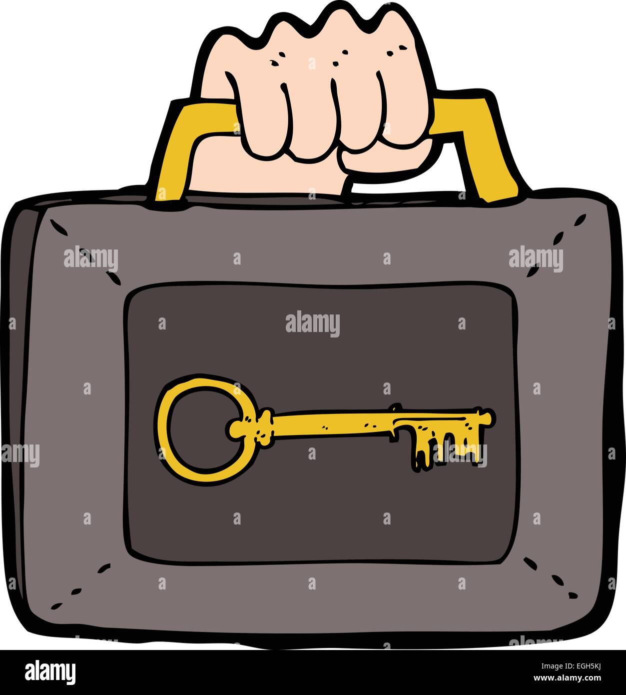 cartoon locked security case Stock Vector Image & Art - Alamy