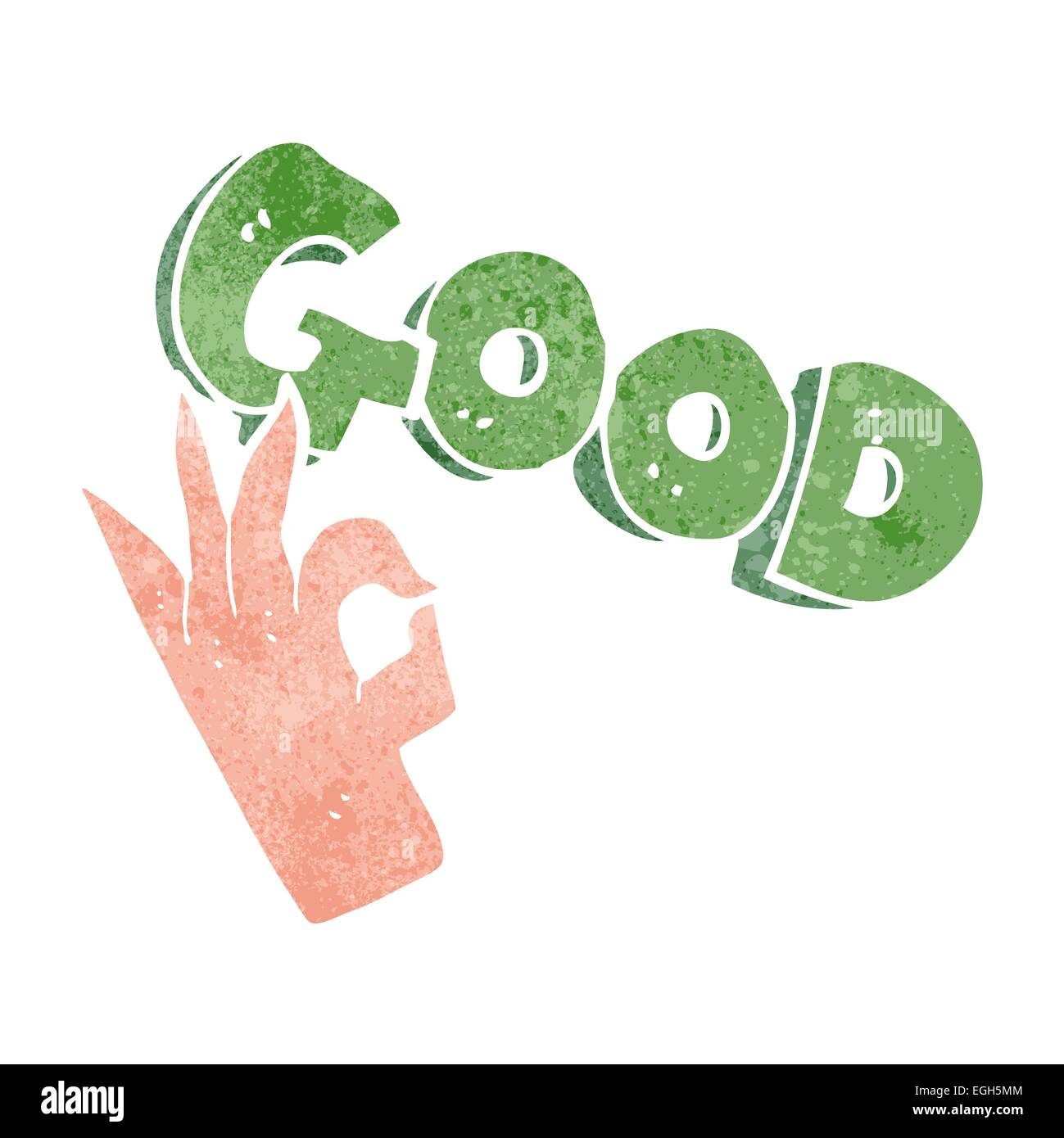cartoon good symbol with hand Stock Vector Image & Art - Alamy