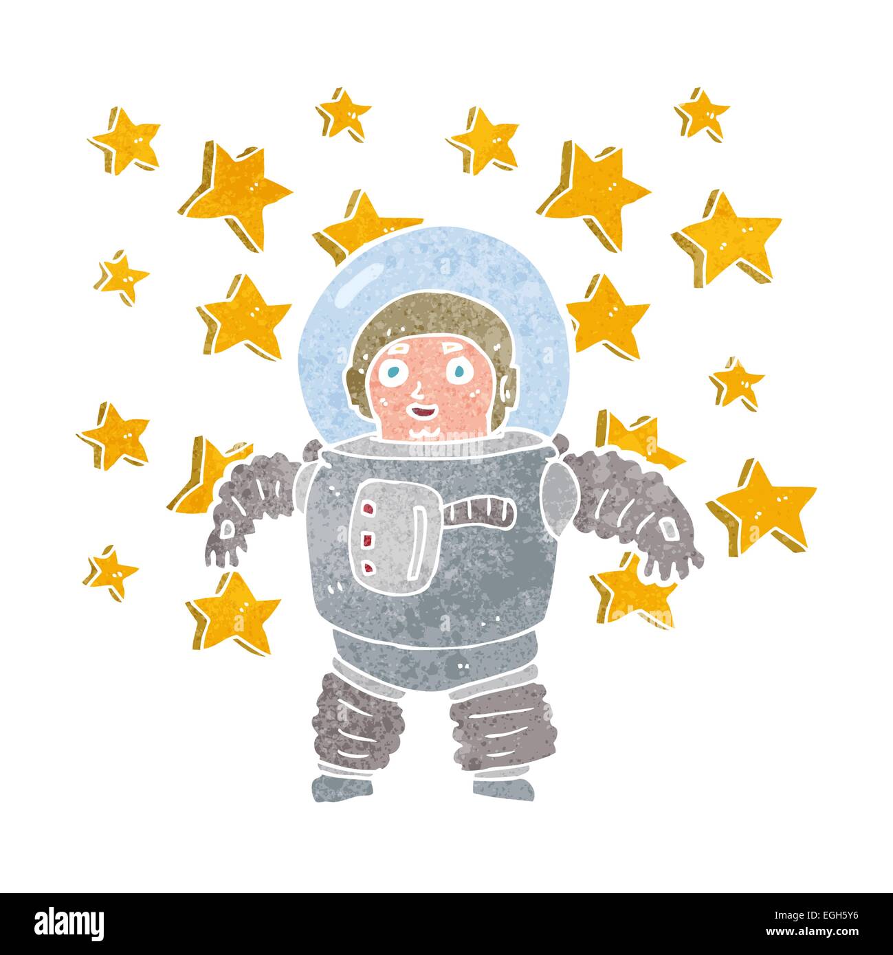 cartoon awesome astronaut Stock Vector Image & Art - Alamy