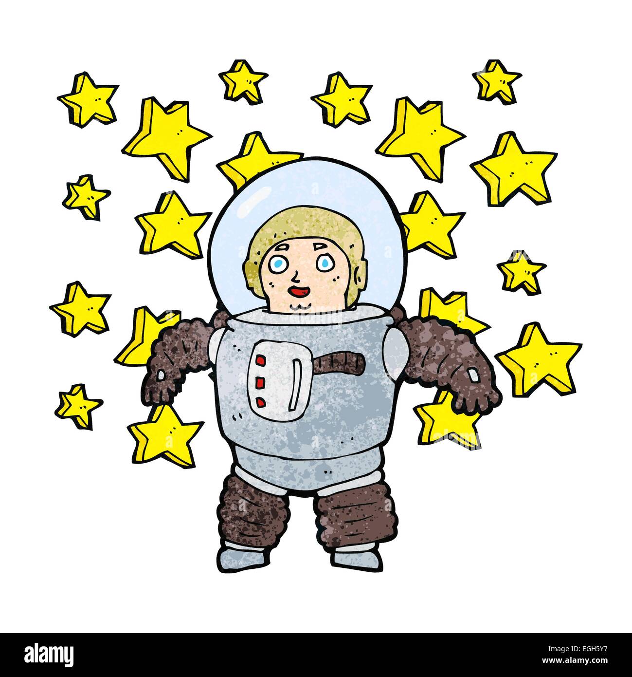 cartoon awesome astronaut Stock Vector Image & Art - Alamy