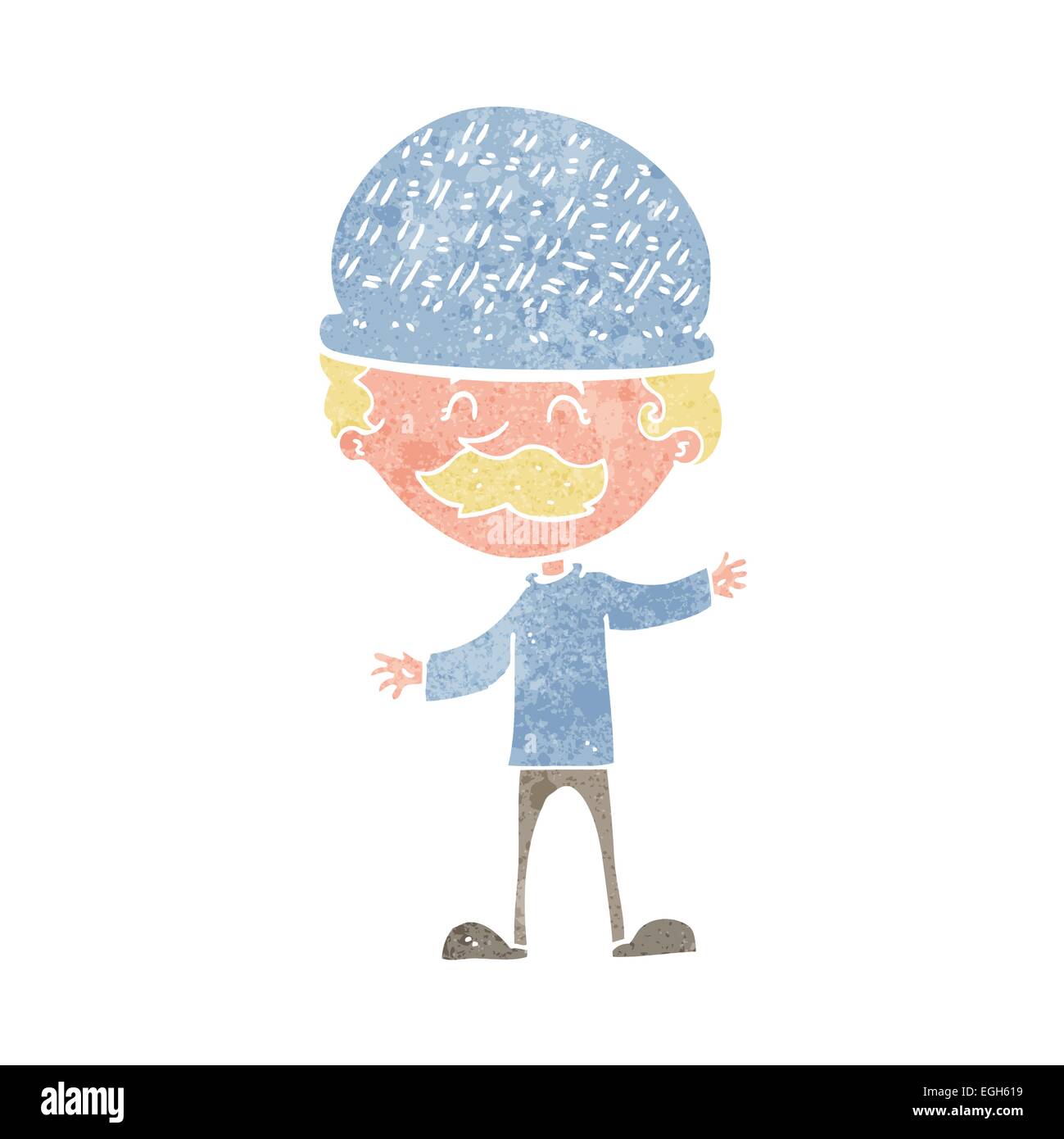 cartoon man wearing hat Stock Vector Image & Art - Alamy