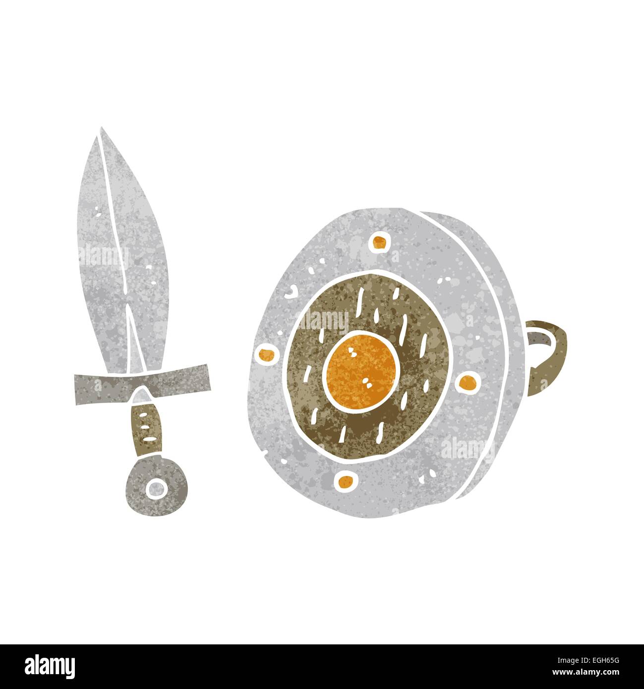 cartoon sword and shield Stock Vector Image & Art - Alamy