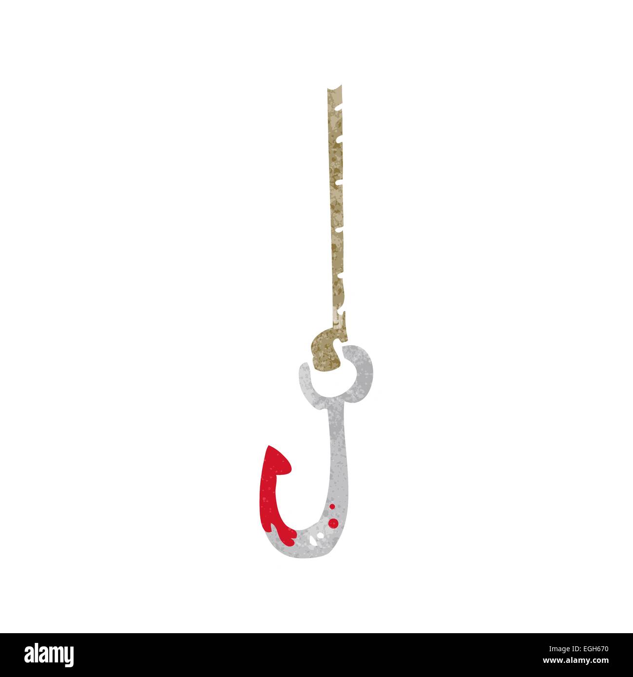 cartoon fish hook Stock Vector Image & Art - Alamy