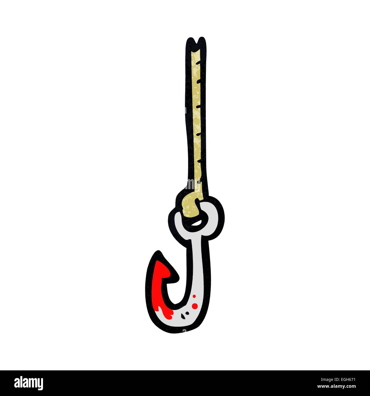 cartoon fish hook Stock Vector Image & Art - Alamy