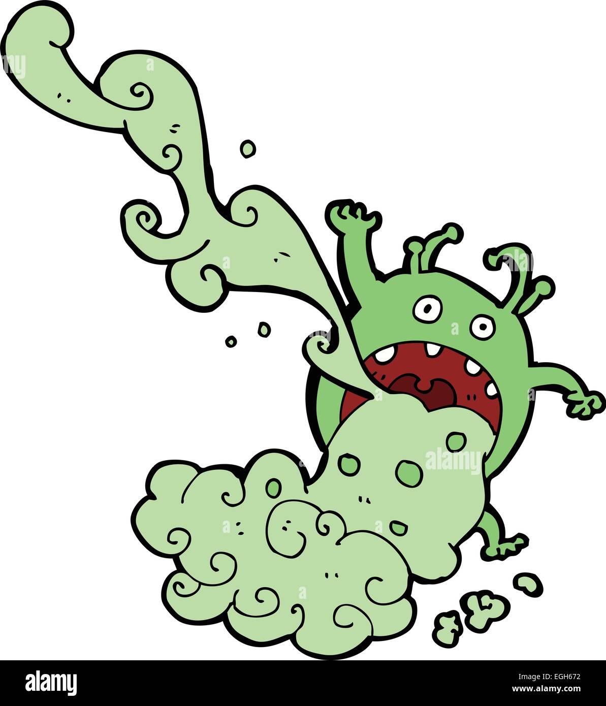 cartoon gross monster Stock Vector Image & Art - Alamy