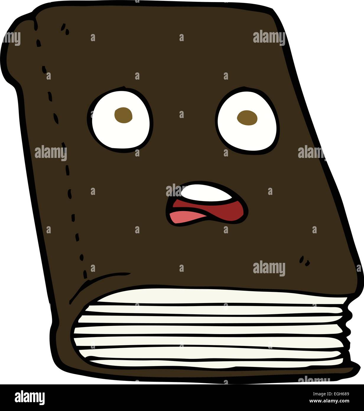 cartoon unhappy book Stock Vector Image & Art - Alamy