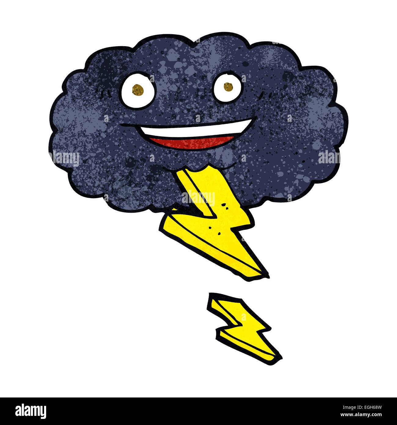 cartoon storm cloud Stock Vector Image & Art - Alamy