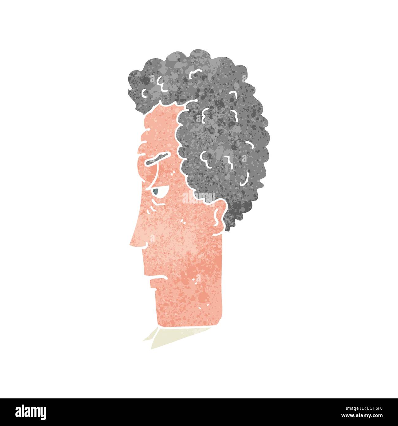 Grey haired man Stock Vector Images - Alamy