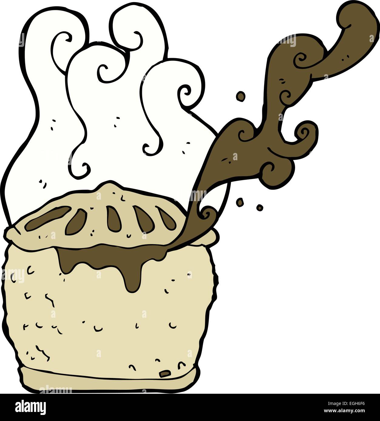 cartoon meat pie Stock Vector Image & Art - Alamy