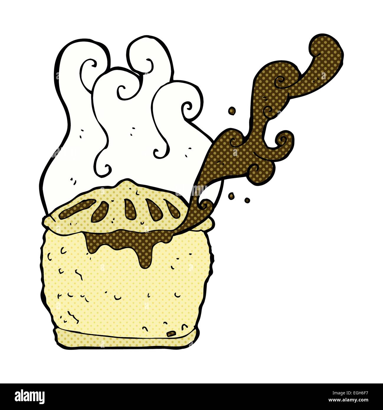 cartoon meat pie Stock Vector Image & Art - Alamy