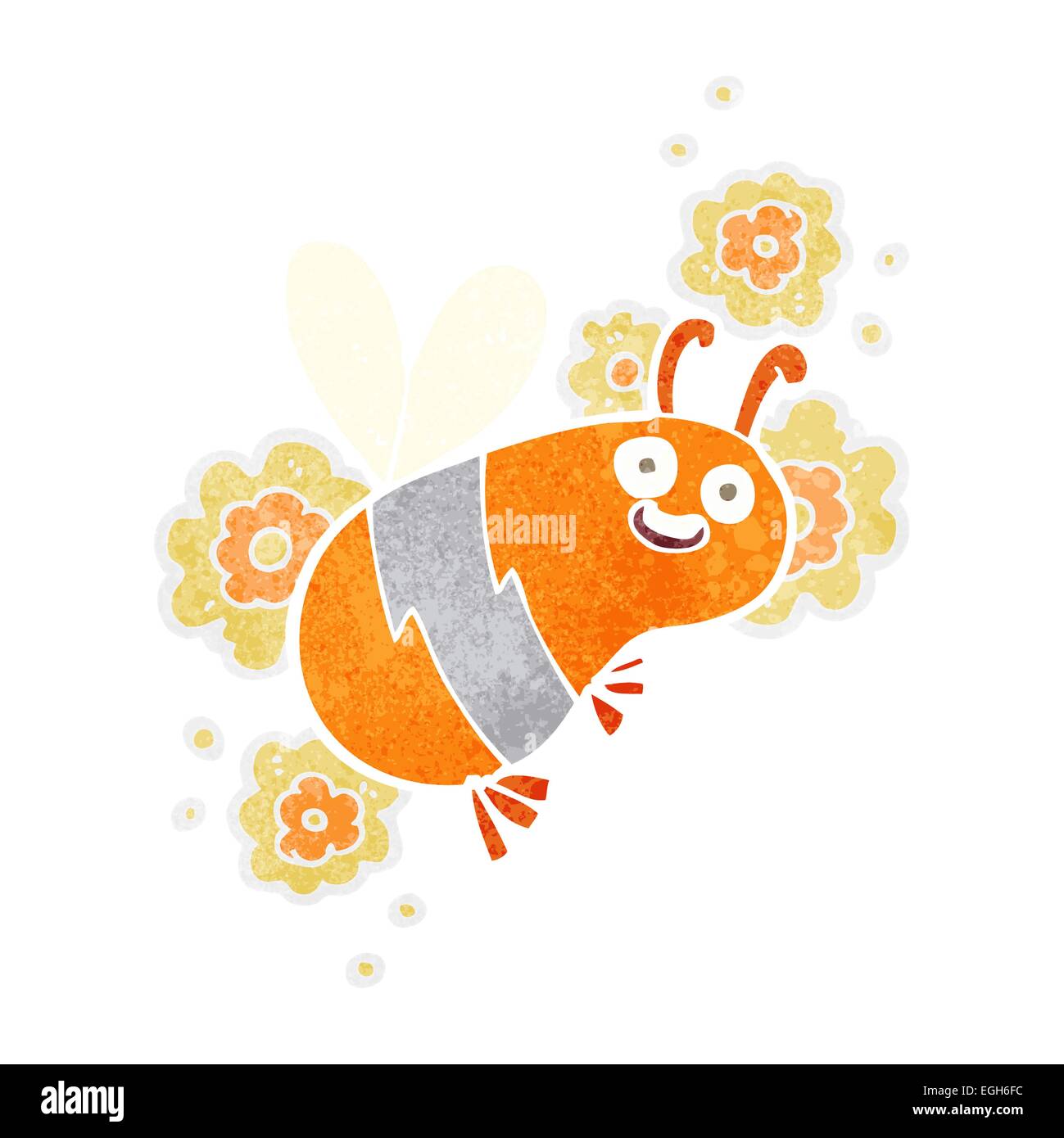 cartoon flying bee Stock Vector Image & Art - Alamy