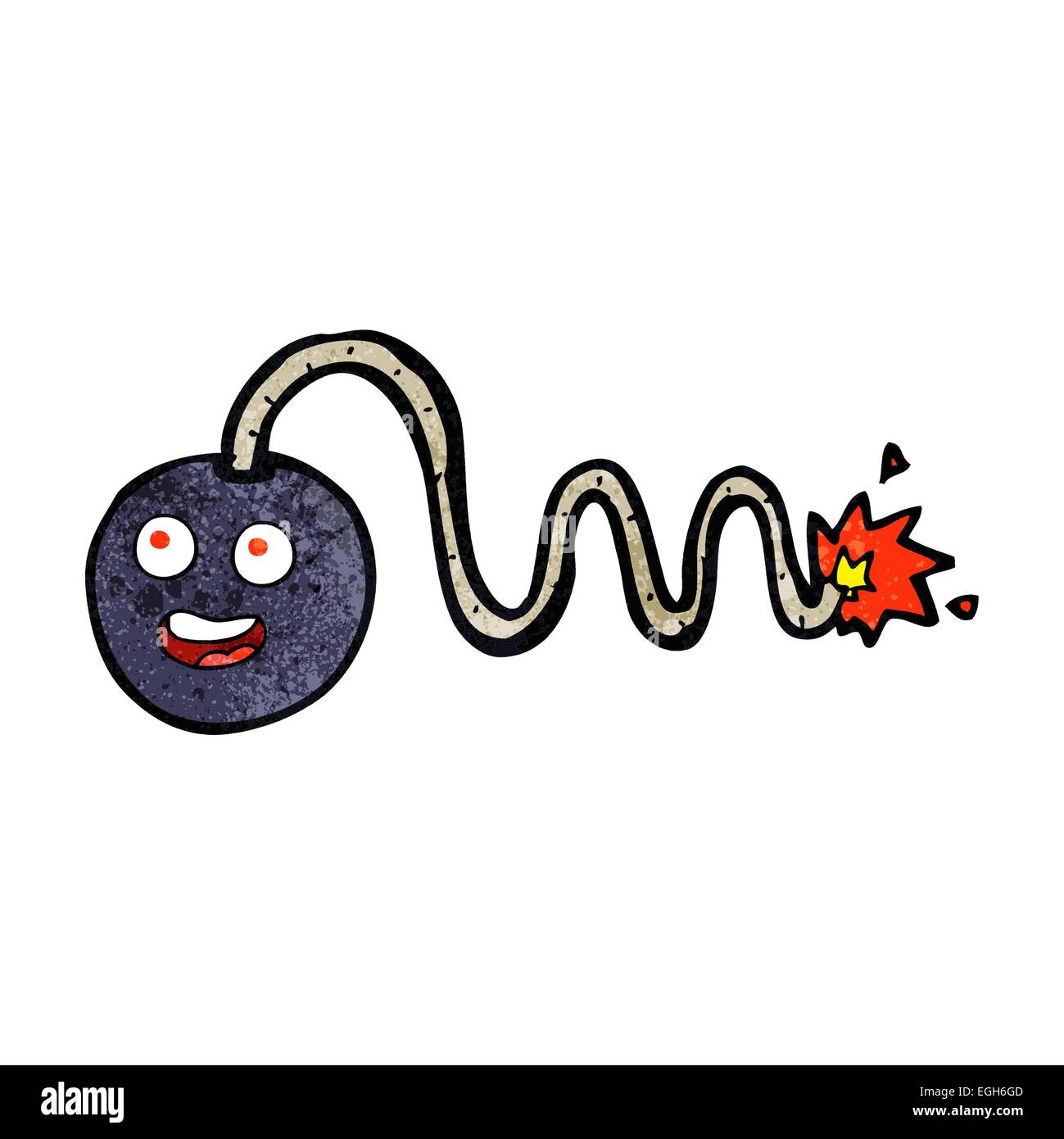 cartoon bomb with face Stock Vector Image & Art - Alamy