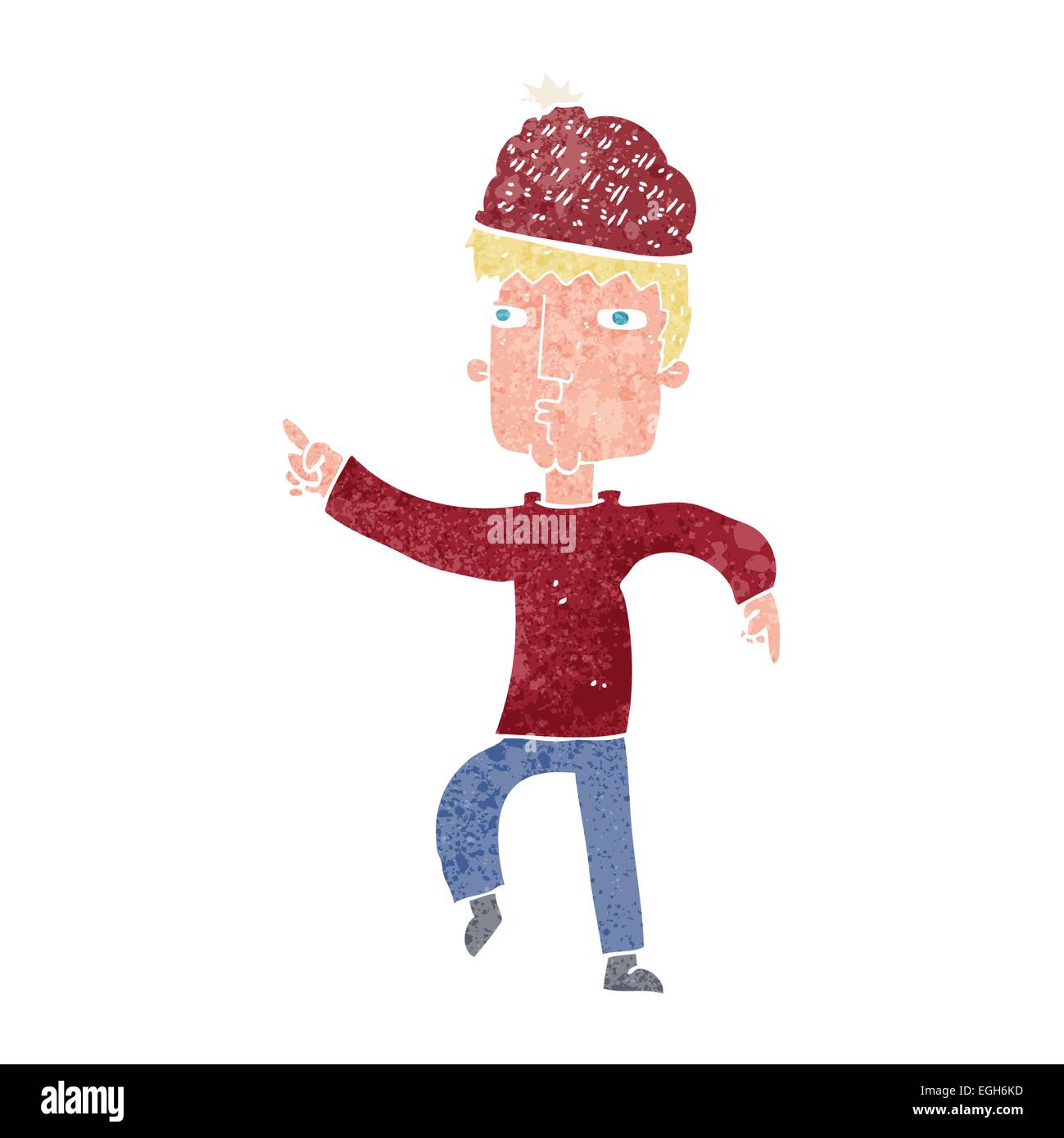 cartoon man in hat Stock Vector Image & Art - Alamy