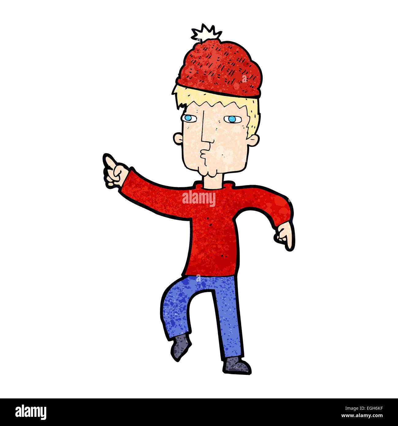 cartoon man in hat Stock Vector Image & Art - Alamy