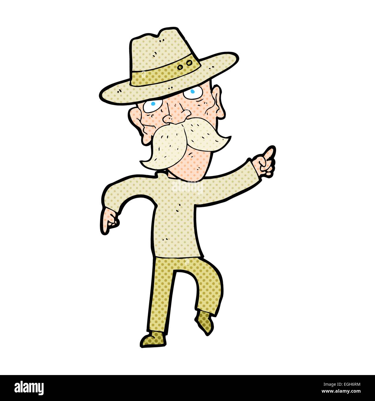 cartoon man wearing a hat Stock Vector Image & Art - Alamy