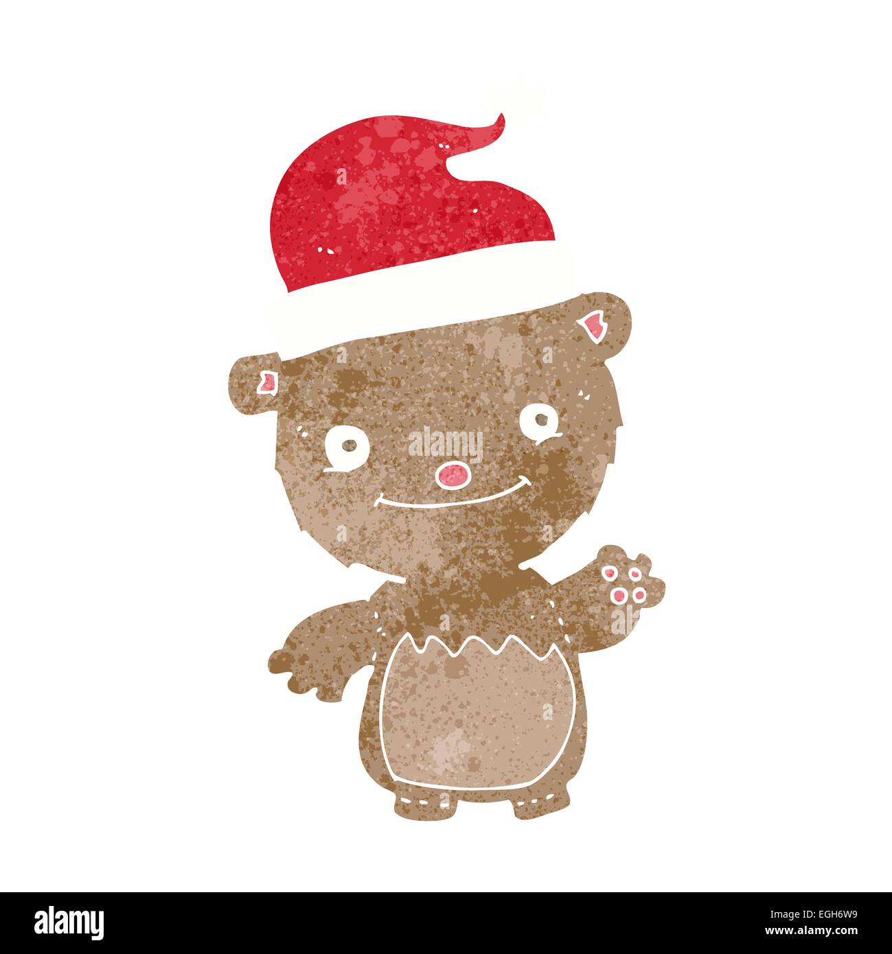 cartoon christmas teddy bear Stock Vector Image & Art - Alamy
