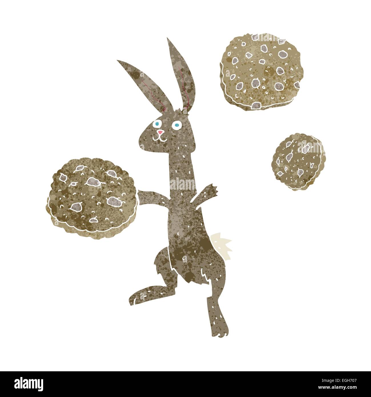 cartoon rabbit with cookies Stock Vector Image & Art - Alamy