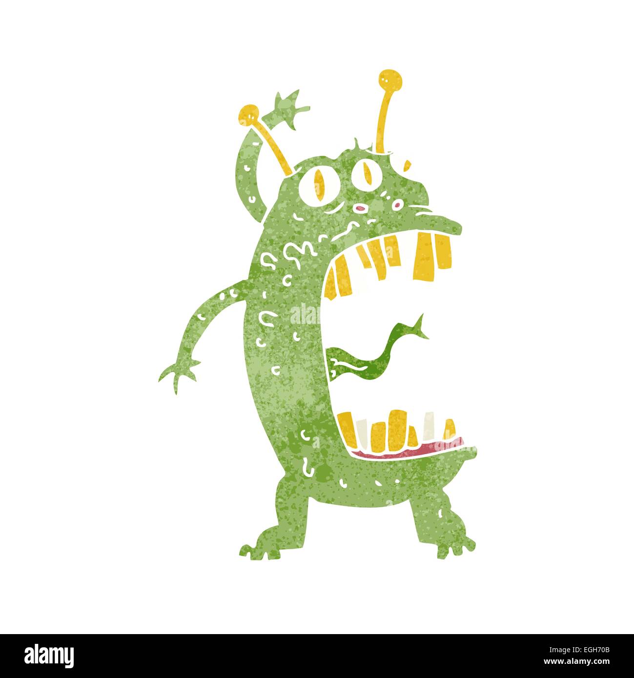 cartoon crazy monster Stock Vector Image & Art - Alamy