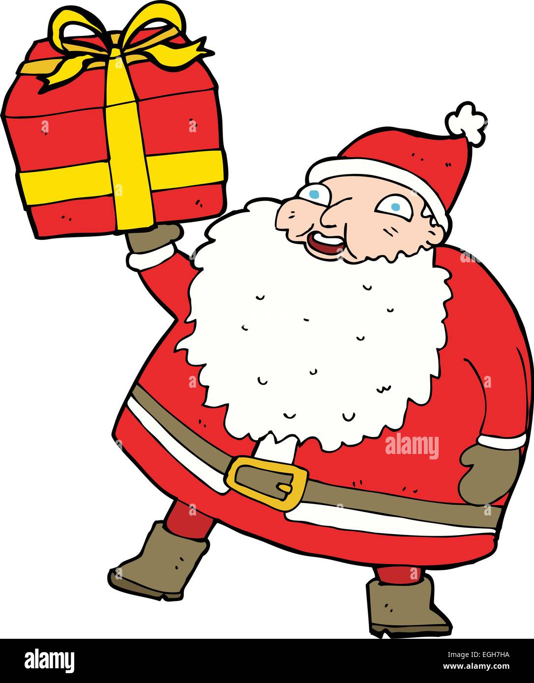 cartoon santa claus Stock Vector Image & Art - Alamy