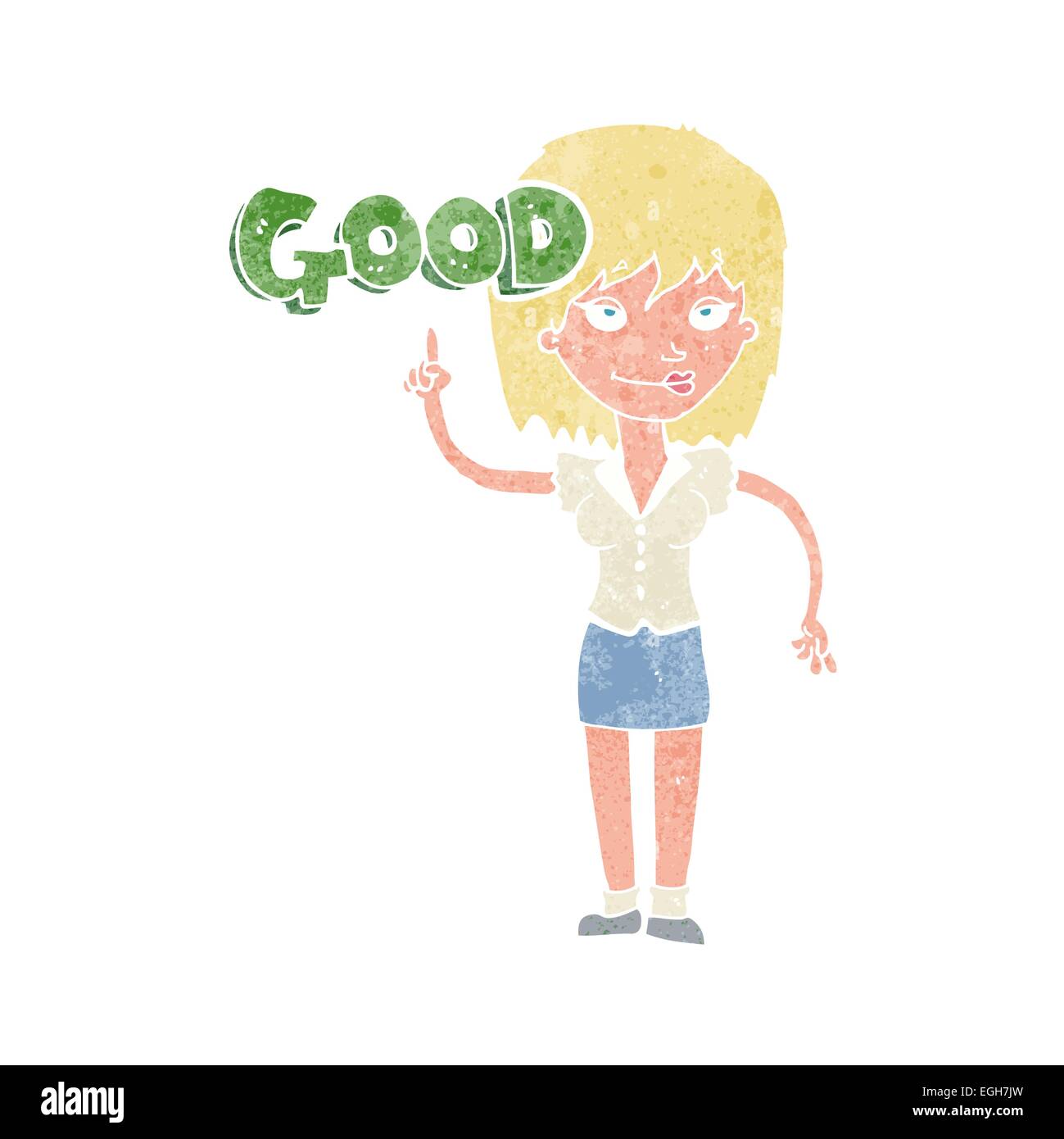 cartoon woman doing good Stock Vector Image & Art - Alamy