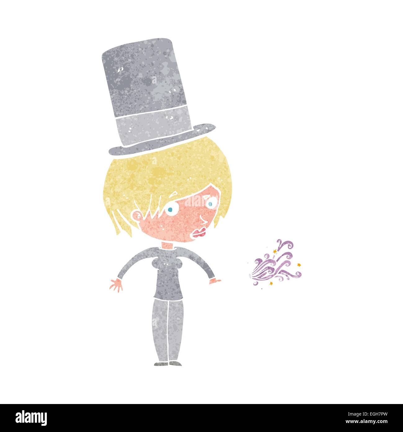 cartoon female magician Stock Vector Image & Art - Alamy