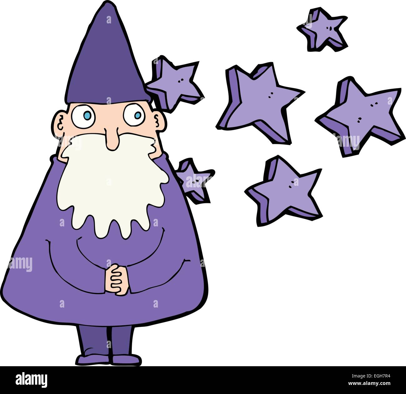 cartoon magical wizard Stock Vector Image & Art - Alamy
