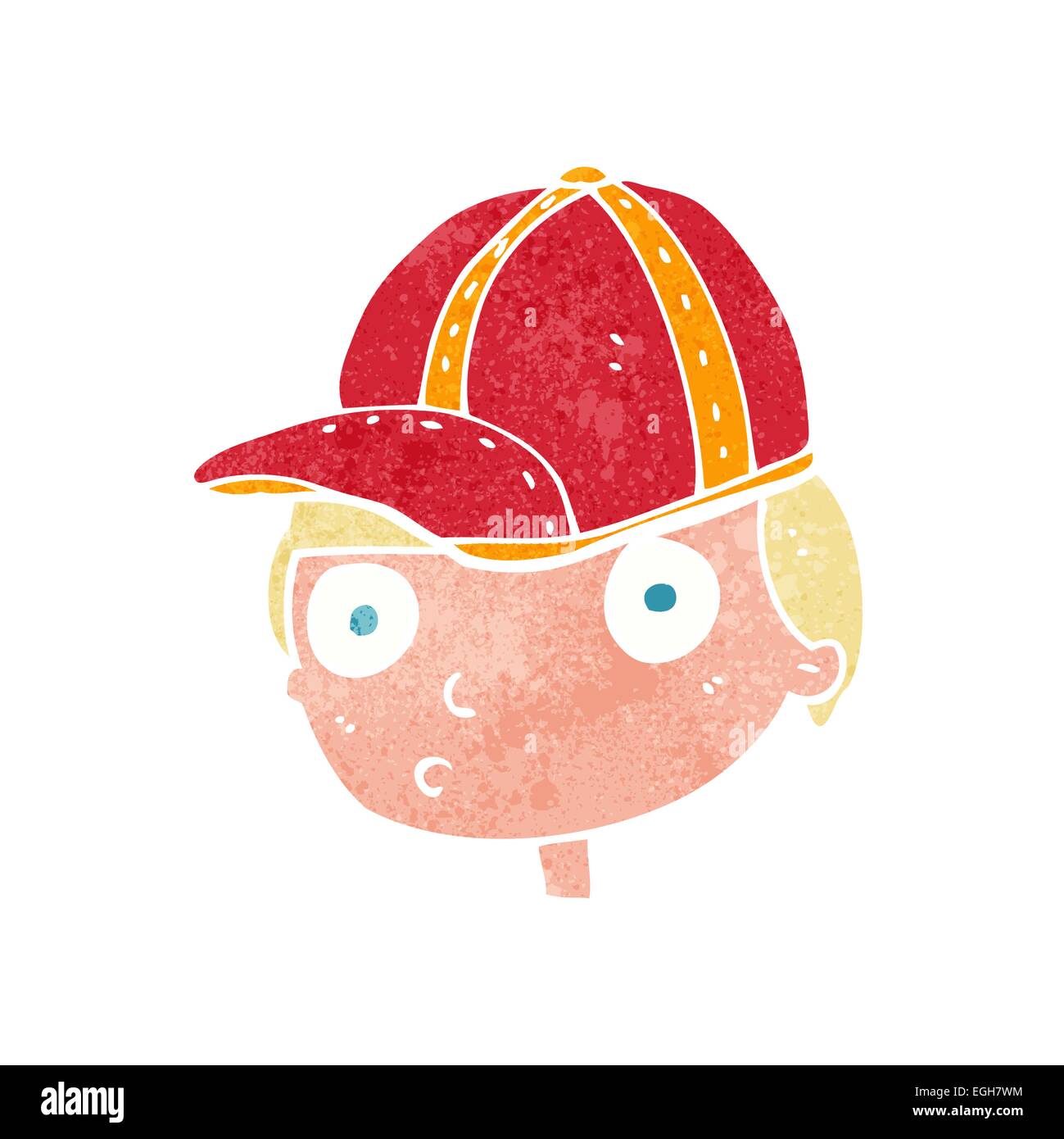 cartoon curious boy wearing cap Stock Vector Image & Art - Alamy