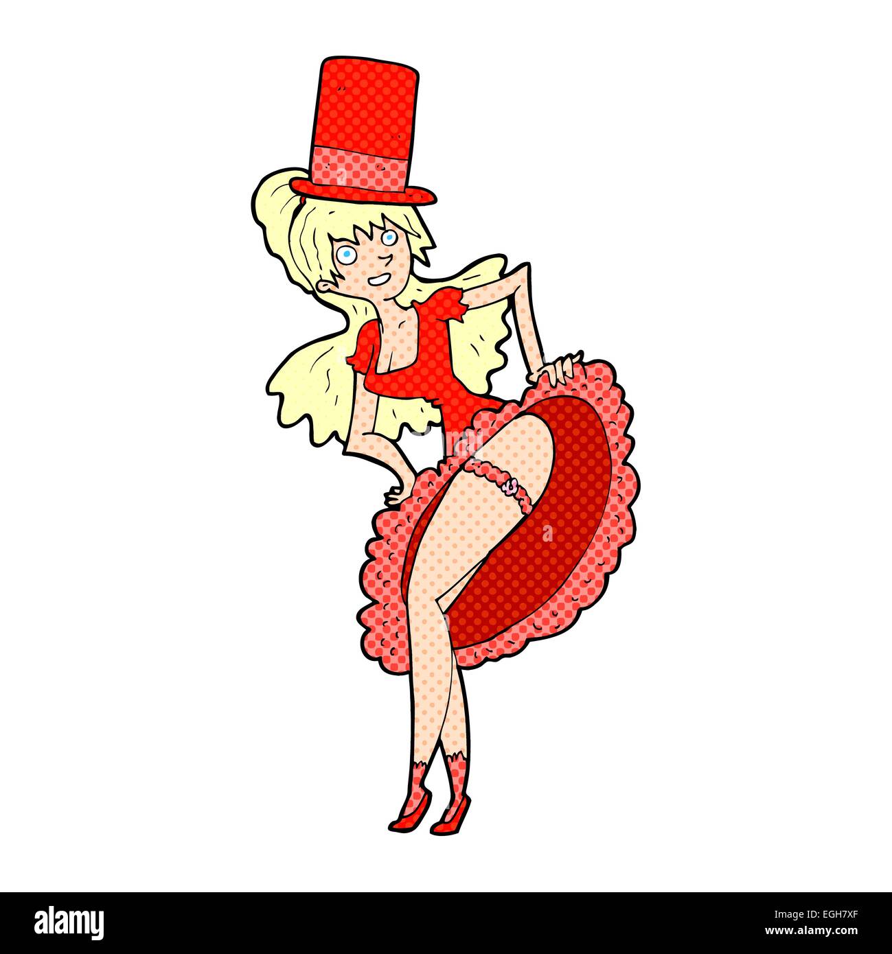 cartoon dancer woman Stock Vector Image & Art - Alamy