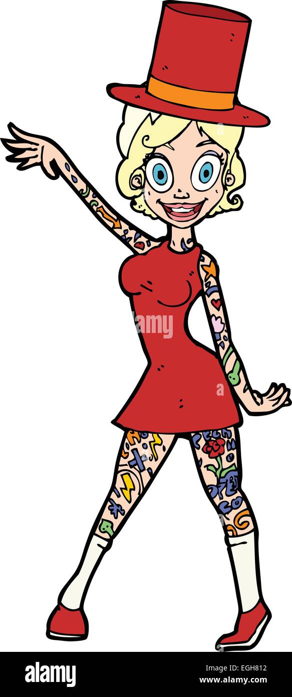 Wearing party hat woman Stock Vector Images - Alamy