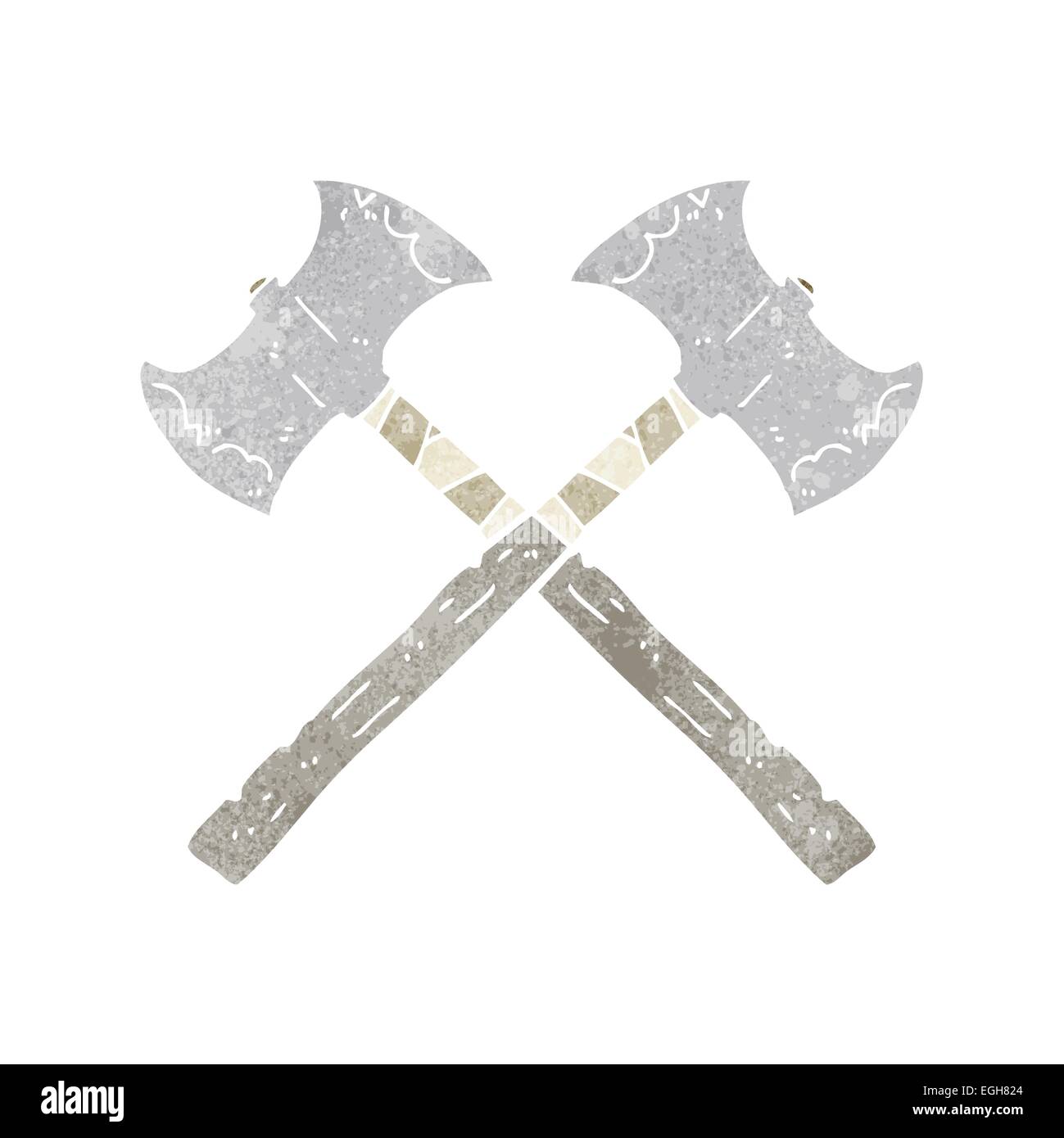 cartoon crossed axes Stock Vector Image & Art - Alamy