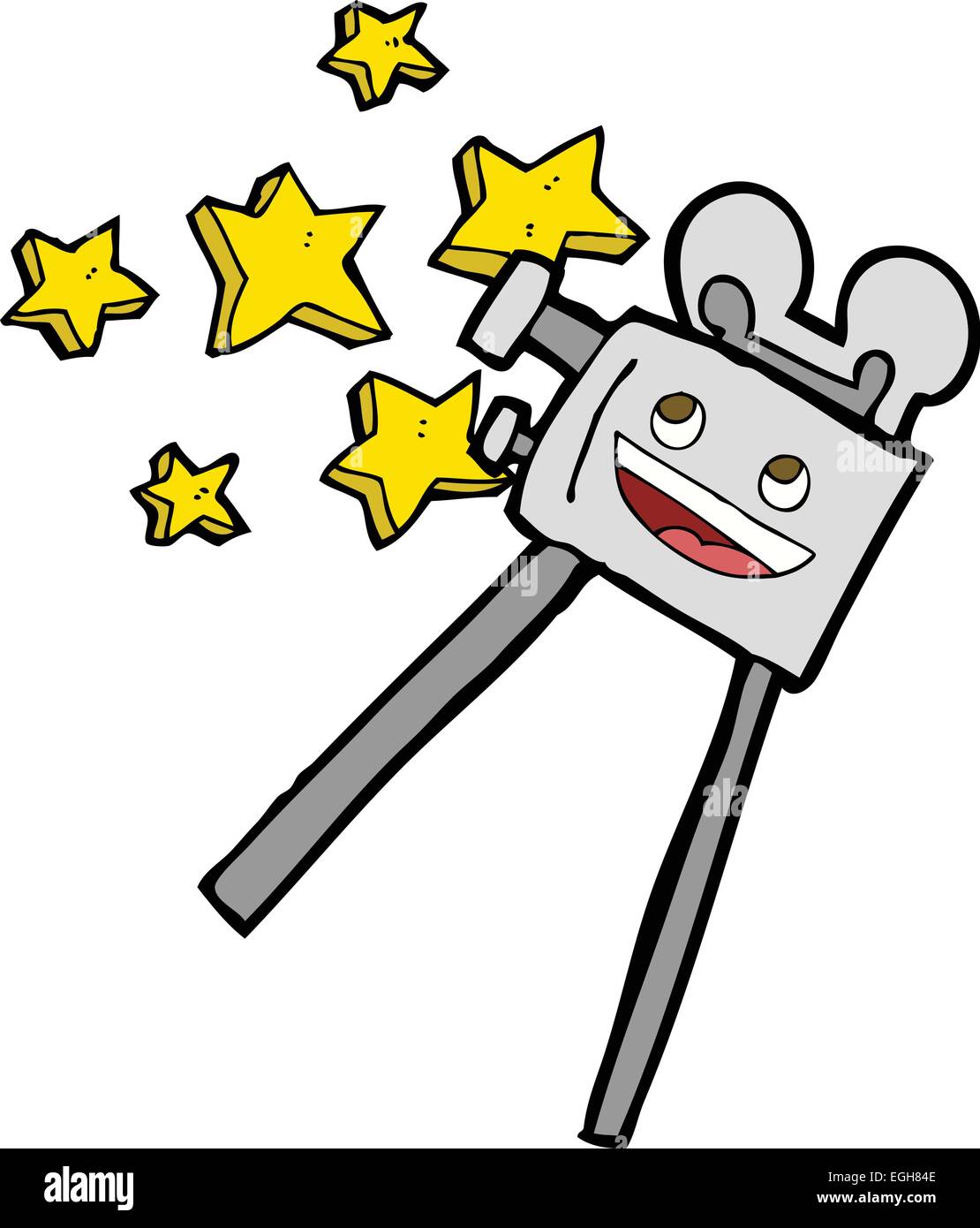 cartoon old style movie camera Stock Vector Image & Art - Alamy