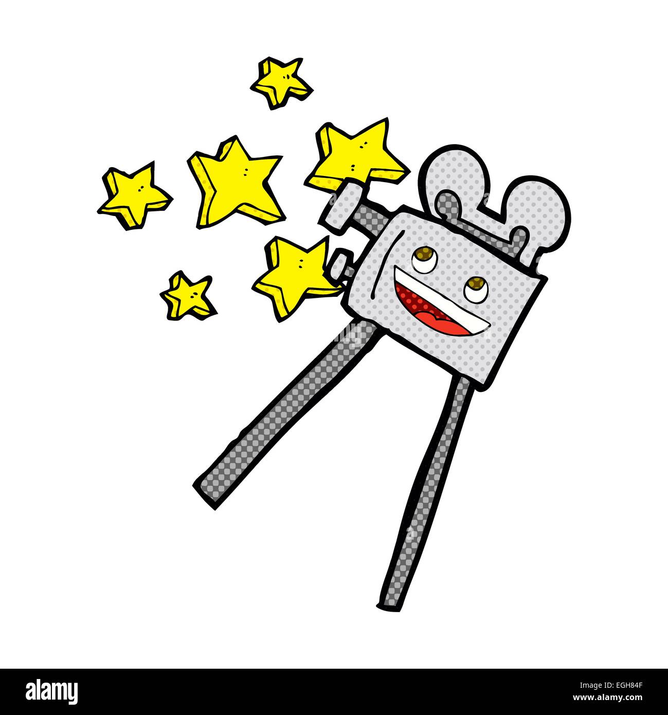 cartoon old style movie camera Stock Vector Image & Art - Alamy