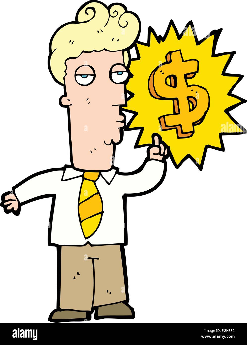 cartoon rich man Stock Vector Image & Art - Alamy