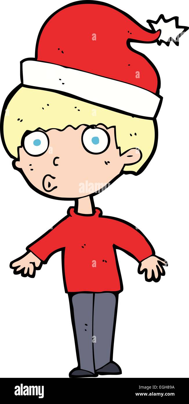 cartoon man getting ready for christmas Stock Vector Image & Art - Alamy