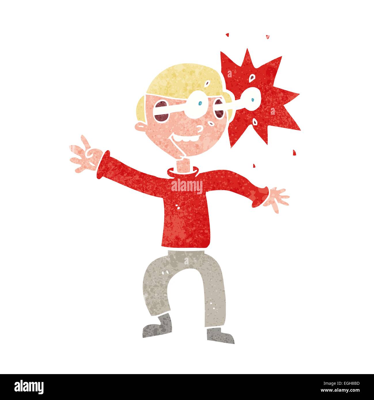 cartoon amazed man Stock Vector Image & Art - Alamy