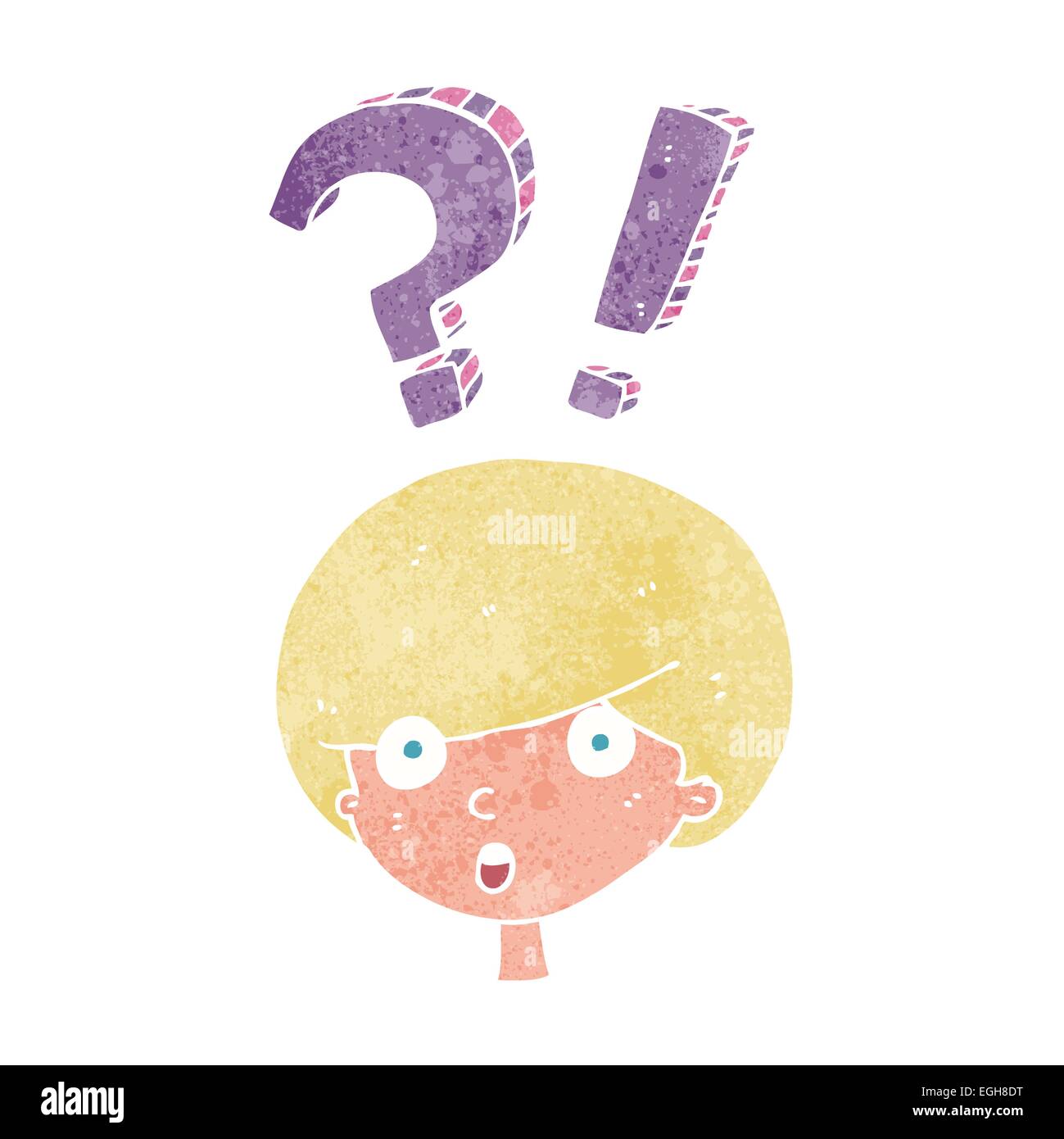 cartoon startled boy Stock Vector Image & Art - Alamy