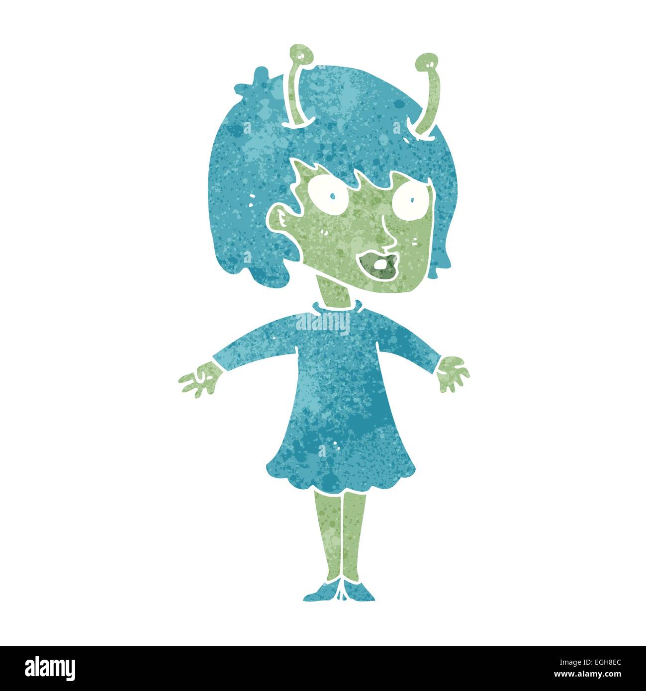 Female alien character Stock Vector Images - Alamy