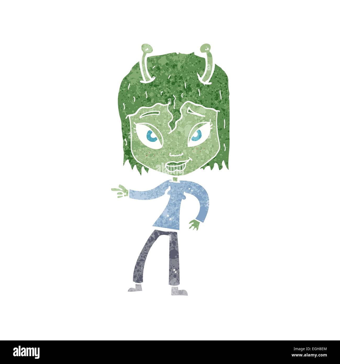 Female alien character Cut Out Stock Images & Pictures - Alamy