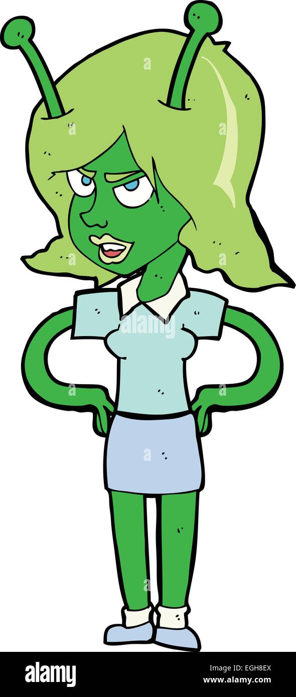 Spacegirl Stock Vector Images - Alamy