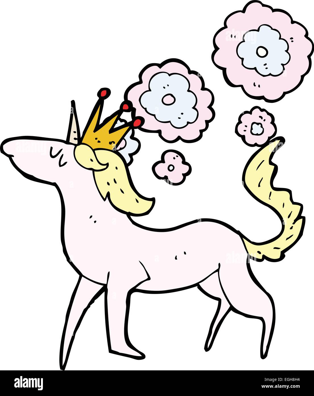 cartoon magical horse Stock Vector Image & Art - Alamy