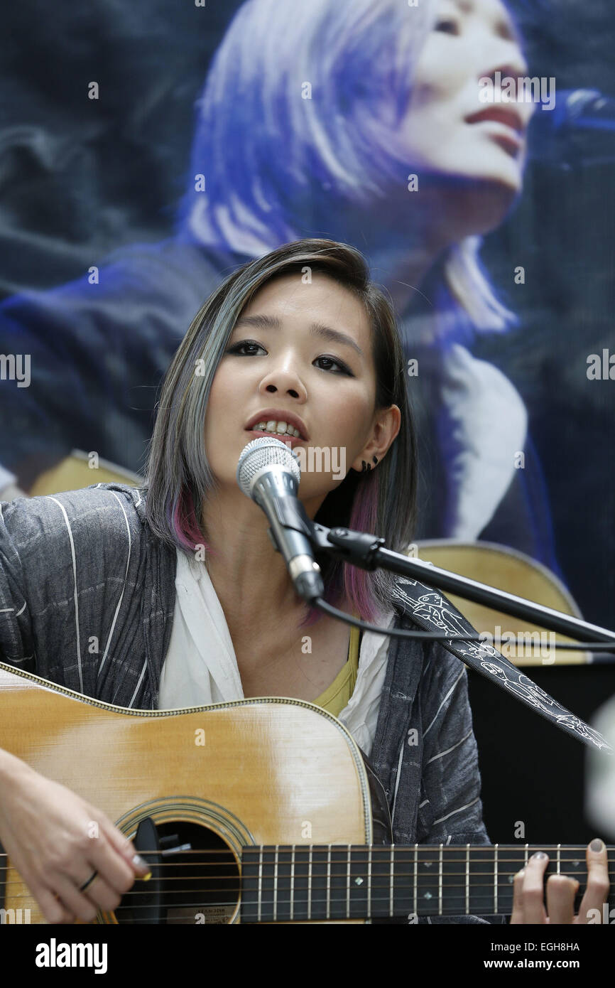 Taiwanese singer Deserts Chang, aka Desserts Xuan, aka Zhang Xuan, pre ...