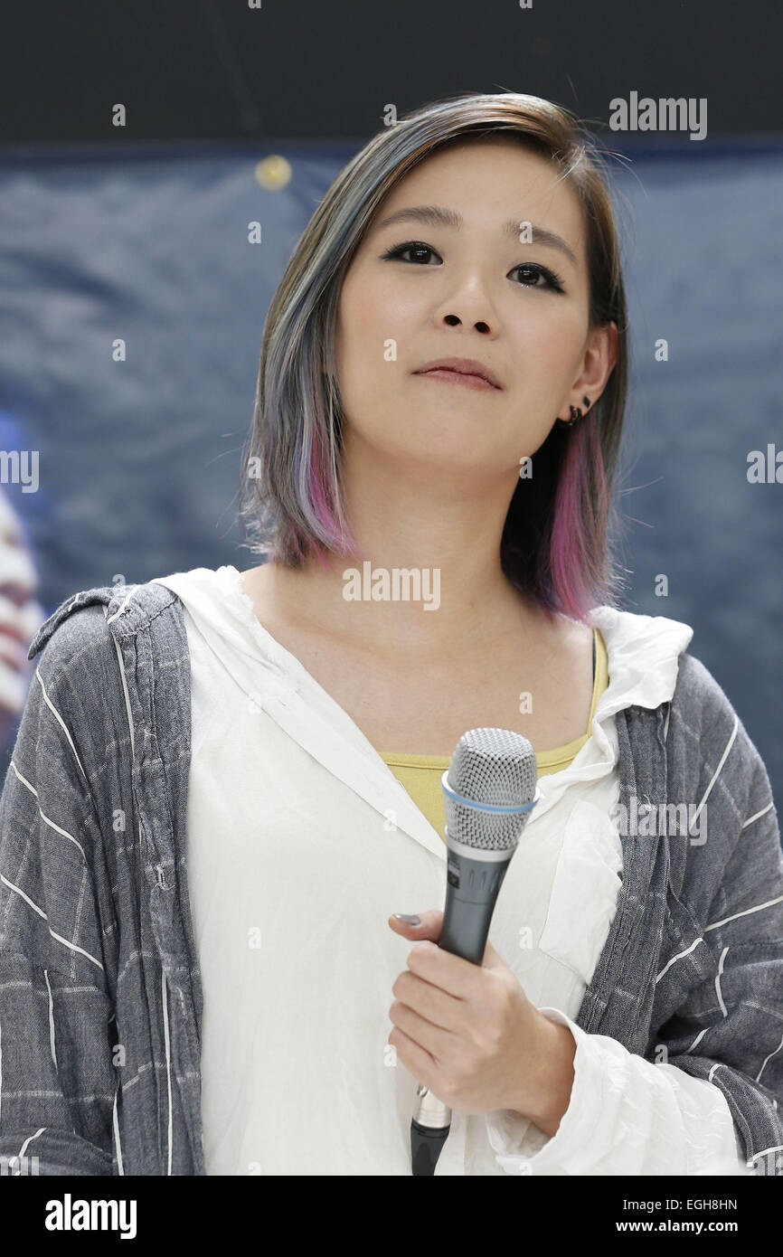 Taiwanese singer Deserts Chang, aka Desserts Xuan, aka Zhang Xuan, pre ...