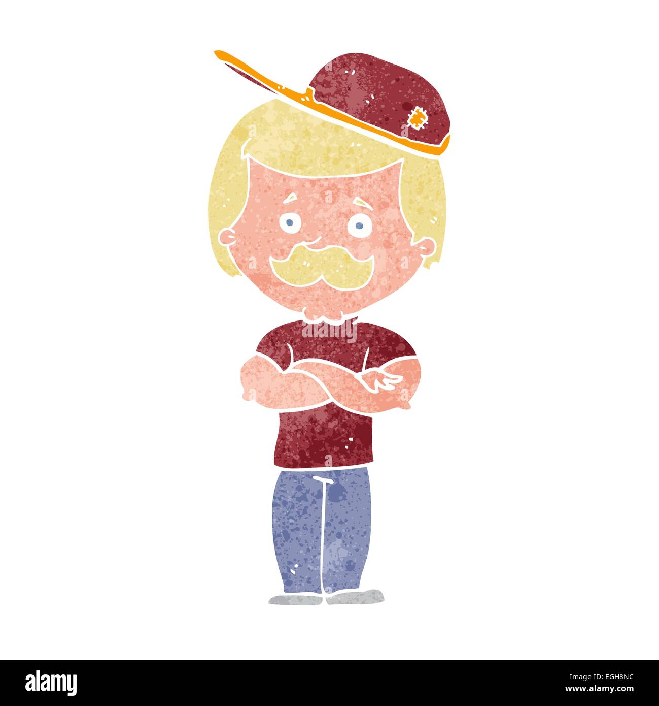 cartoon manly man Stock Vector Image & Art - Alamy