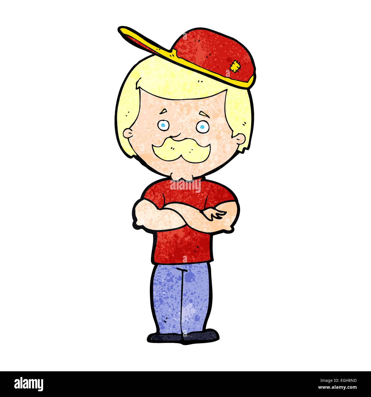 cartoon manly man Stock Vector Image & Art - Alamy